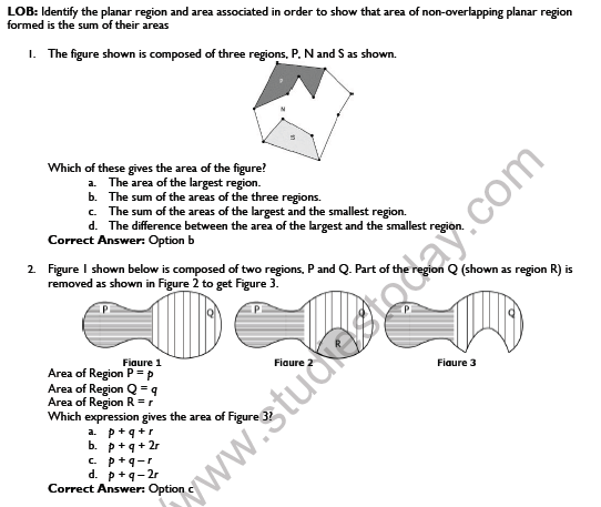 CBSE Class 9 Mathematics Areas Of Parallelogram And Triangles Worksheet Set A